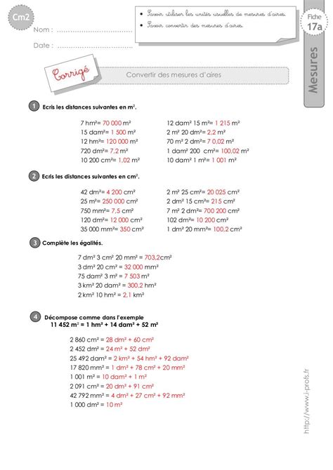 Aperçu du fichier Nom par eric cm2 exercices aires