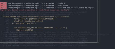 [updated now with ] components fail to render in tests