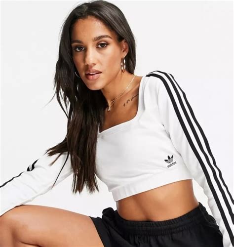 아디다스 여성 긴팔 크롭 티 H37765 H37769 오픈마켓 우리들쇼핑