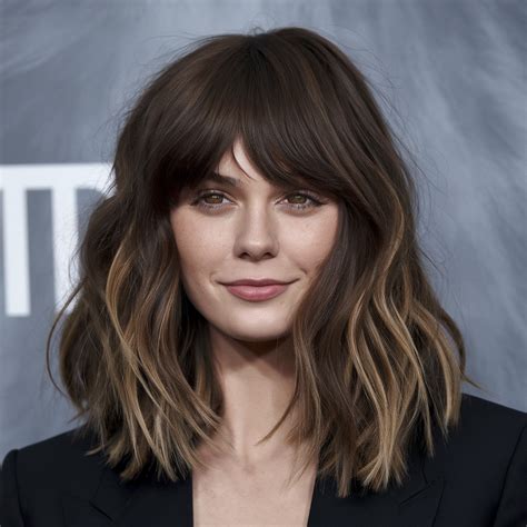 11 Beautiful Curtain Bangs With Wavy Hair For A Trendy Vibe