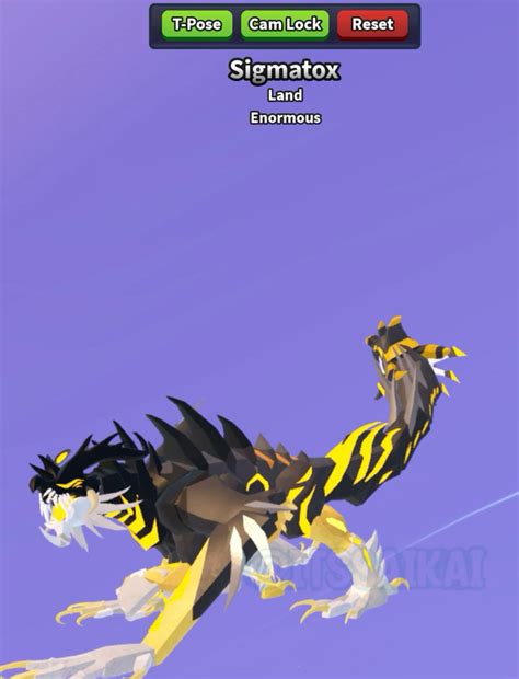 Yellow And Black Sigmatox Creatures Of Sonaria Lizard Meorlark