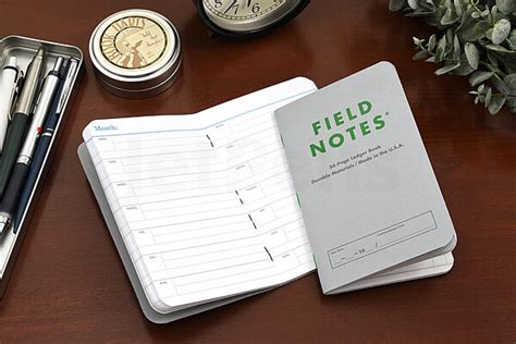 Field Notes Index Memo Books Ledger And Date 3 5 X 5 5 56 Pages