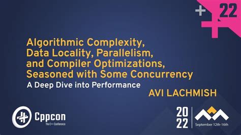 Cppcon The C Conference On Linkedin C Algorithmic Complexity