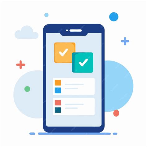 Premium Vector Completed Sign For Ui Checkmark Checklist Icon Ui Illustration Application Form