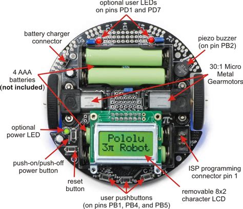 Pololu 3pi Robot Pololu 975 Makersupplies Singapore