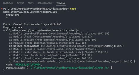 Solved Cannot Find Module In Nodejs Modulenotfound