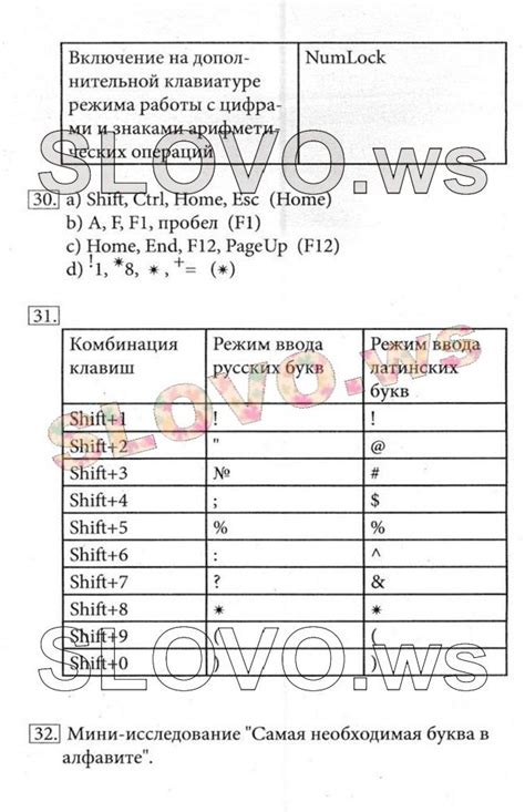 Решебник, ГДЗ по информатике 5 класс Босова - рабочая тетрадь