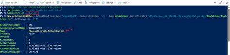 connecting to microsoft graph using powershell 7 2 in automation