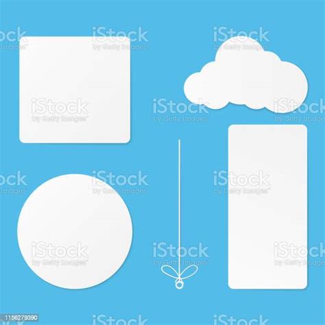 푸른 하늘에 모양의 세트와 종이 예술 공간을 복사합니다 음성 거품 흰색과 회색 빈 매달려 비어 있는 조롱 0명에 대한 스톡 벡터 아트 및 기타 이미지 Istock