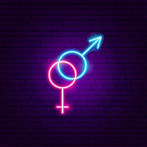 Premium Vector Heterosexual Neon Sign