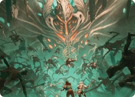 Valgavoths Onslaught Art Card Art Series Duskmourn House Of Horror