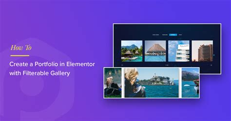 How To Create Portfolio Websitesections With Elementor