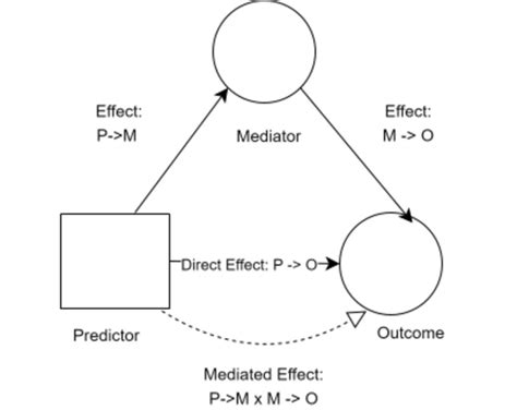 Assumed Causal Structure Of Adjusted Mediation Model Download