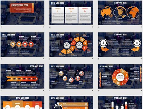 Circuit Board PowerPoint Template 26469 SageFox Free PowerPoint Templates
