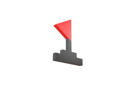 3d Model Minesweeper Flag Icon V1 001 Vr Ar Low Poly Cgtrader