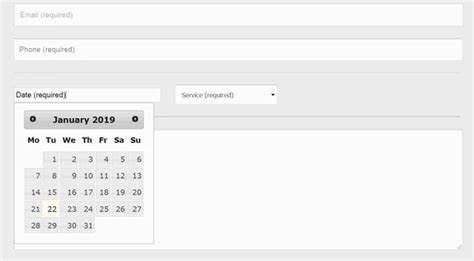 A New Datepicker For Contact Form 7 Forms Contact Form 7 Datepicker