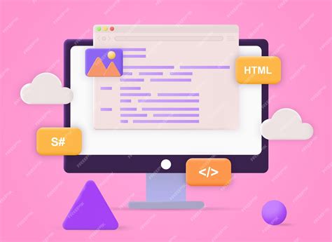 Premium Vector Web Development Concept Coding And Programming Responsive Layout Internet Site