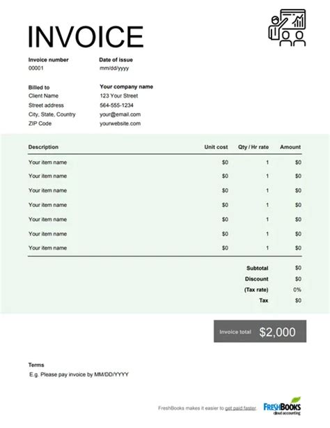 Billing Invoice
