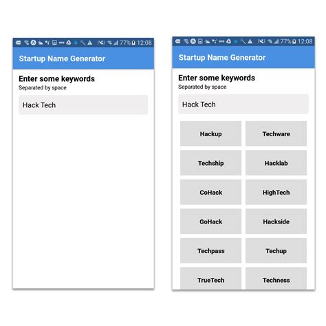 github madhavbahl startup name generator just for fun react native