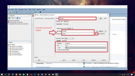 Cara Koneksi Oracle Database Menggunakan SQL Plus Dan SQL Developer
