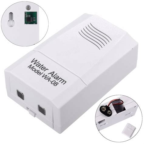 WA 08 Wireless Water Leak Sensor Water Level Alarm Alert Detector System Home Security Detector