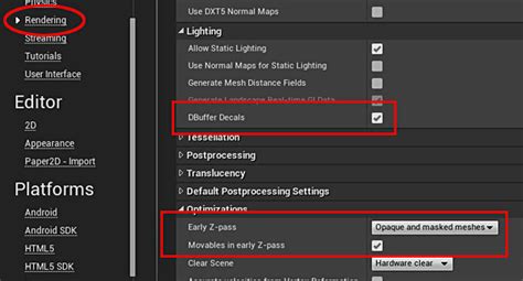 ue4 solution to decals not rendering showing in indirect static