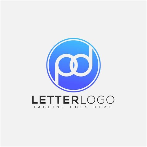Premium Vector Pd Logo Design Template Vector Graphic Branding Element