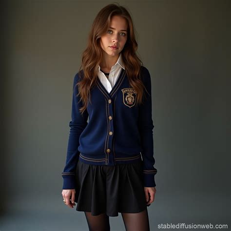 Hermione Granger in Ravenclaw Uniform | Stable Diffusion Online