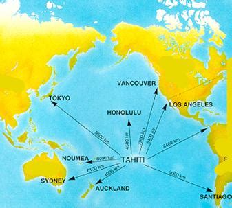 Tahiti Carte Du Monde Voyage Carte Plan