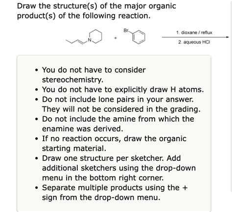 Solved Draw the structure(s) of the major organic product(s) | Chegg.com