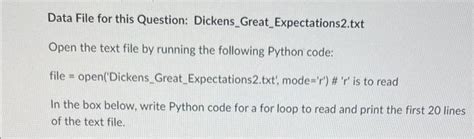 Solved Data File For This Question