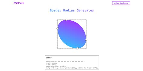 Css Border Radius Generator Generate Fancy Border Radius Product Hunt