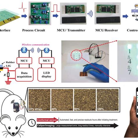 A Schematic Illustration Of A Wireless Control System For Real Time Download Scientific