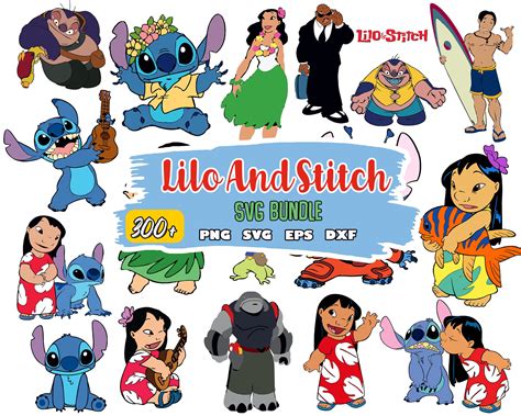 Lilo And Stitch Bundles Svg Disney Svg Lilo And Stitch