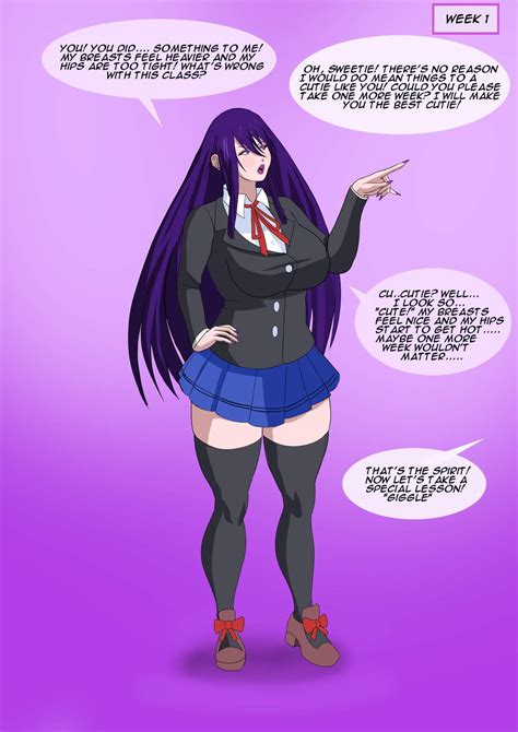 Rule 34 Annon Before And After Bimbo Bimbofication Breast Expansion