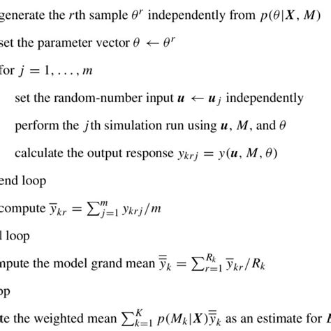 Bma Based Simulation Replication Algorithm Download Scientific Diagram
