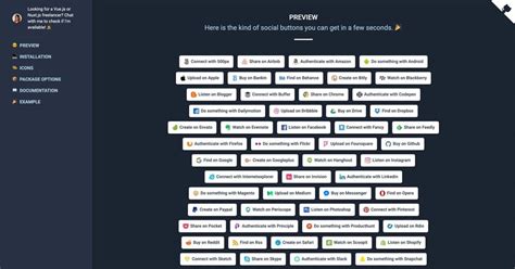 I Just Packaged A Button Component With 65 Social Networks Can Be