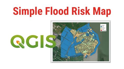 How To Make A Simple Flood Risk Map In Qgis Youtube