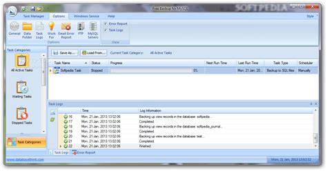 Free Backup For MySQL Download Softpedia