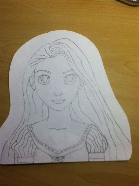 Rapunzel Female Sketch Drawings Artist