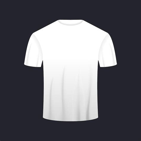 단색 배경 에 고립 된 짧은 팔 을 가진 T 셔츠 모 프리미엄 벡터