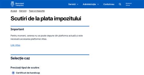 Scutiri De La Plata Impozitului