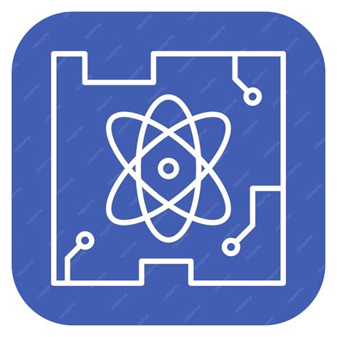 Premium Vector Quantum Computing Vector Illustration