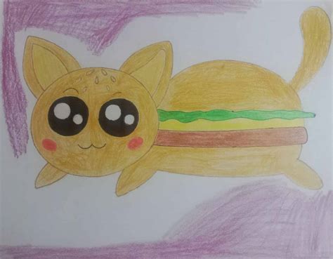 Cheeseburger Kitty By Pelijates On Deviantart