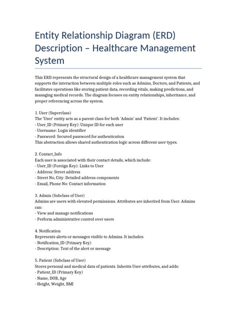 Proper Full Erd Description Pdf Inheritance Object Oriented Programming User Computing