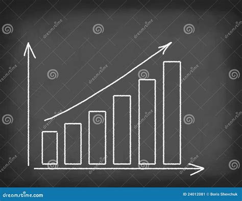 Chalkboard With Diagram Stock Illustration Illustration Of Board