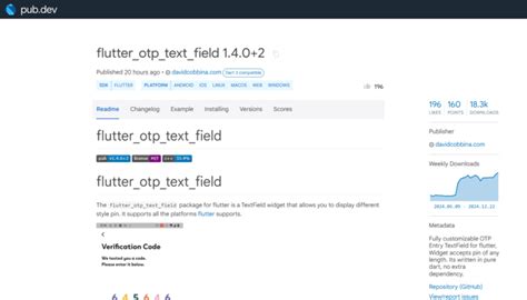 Top 10 Flutter Pin Otp And Password Field Packages
