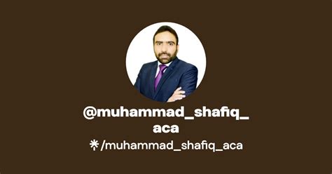 Muhammadshafiqaca Instagram Linktree