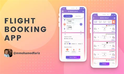 Flight Booking App Figma Ui4free