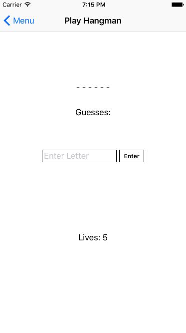 building a multiplayer hangman game for ios in swift